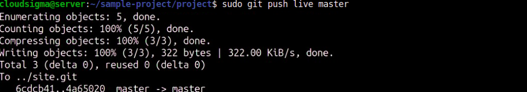 How To Configure Automatic Deployment With Git With A Vps • Cloudsigma 5489