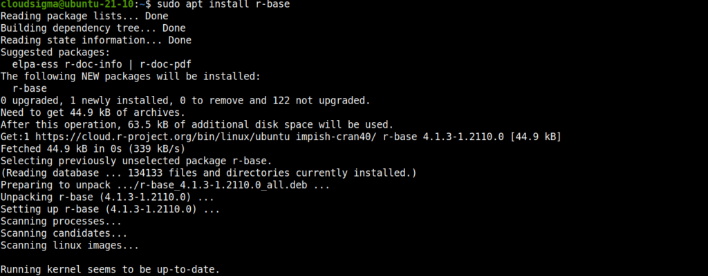 Installing R on Ubuntu 21.04: A Tutorial • CloudSigma