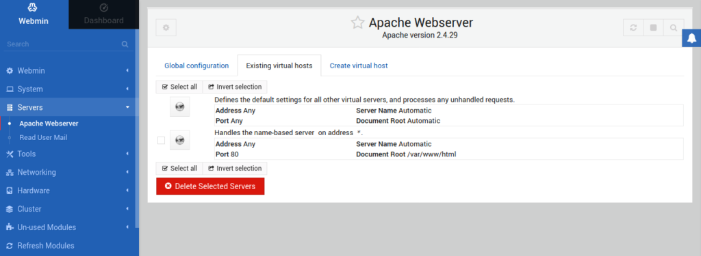 How to Install Webmin on Ubuntu 18.04 • CloudSigma