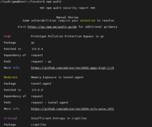 Using Node.js Modules with npm and package.json- CloudSigma