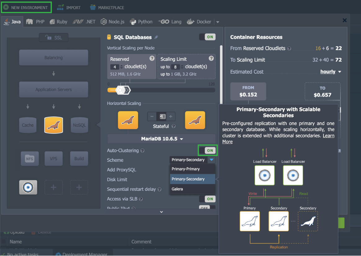 MariaDB/MySQL Auto-Clustering with Load Balancing and Replication