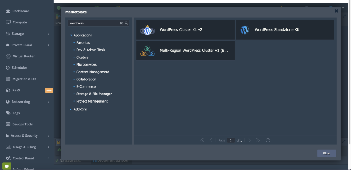 Migrating a Website; WordPress to CloudSigma PaaS- CloudSigma