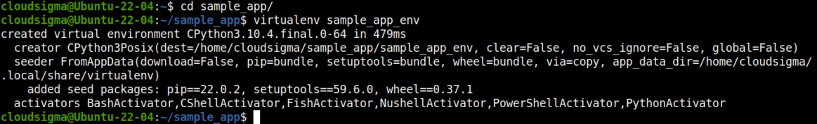 PostgreSQL with Django on Ubuntu 21.04 Server- CloudSigma