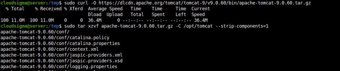 Installing Apache Tomcat 9 on Ubuntu 20.04 • CloudSigma