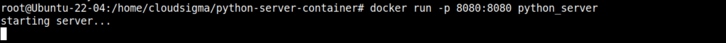 Containerize A Python App using Docker • CloudSigma