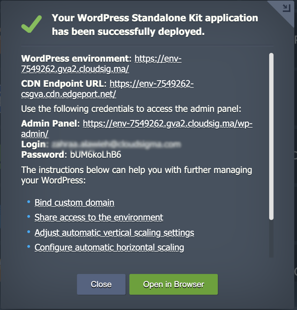 CloudSigma PaaS Platform Marketplace How-to Guide • CloudSigma