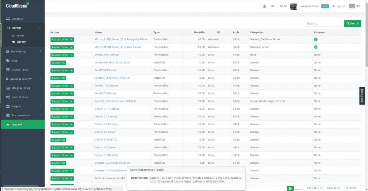 CloudSigma How To Series: Satellite Data Repository • CloudSigma