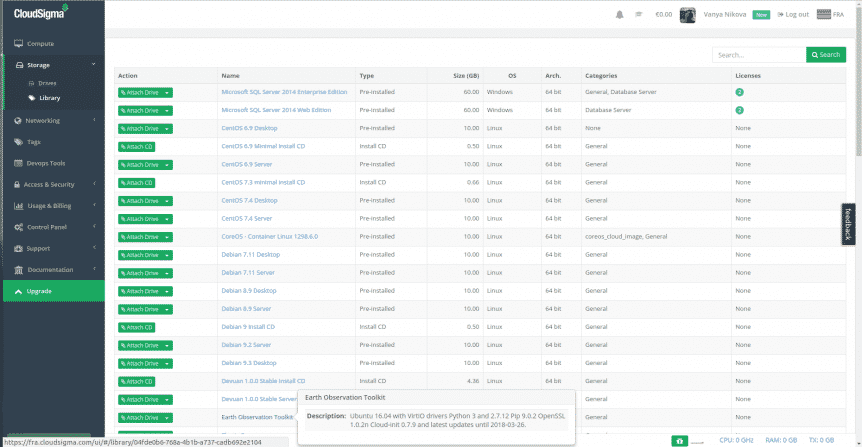 CloudSigma How To Series: Satellite Data Repository • CloudSigma