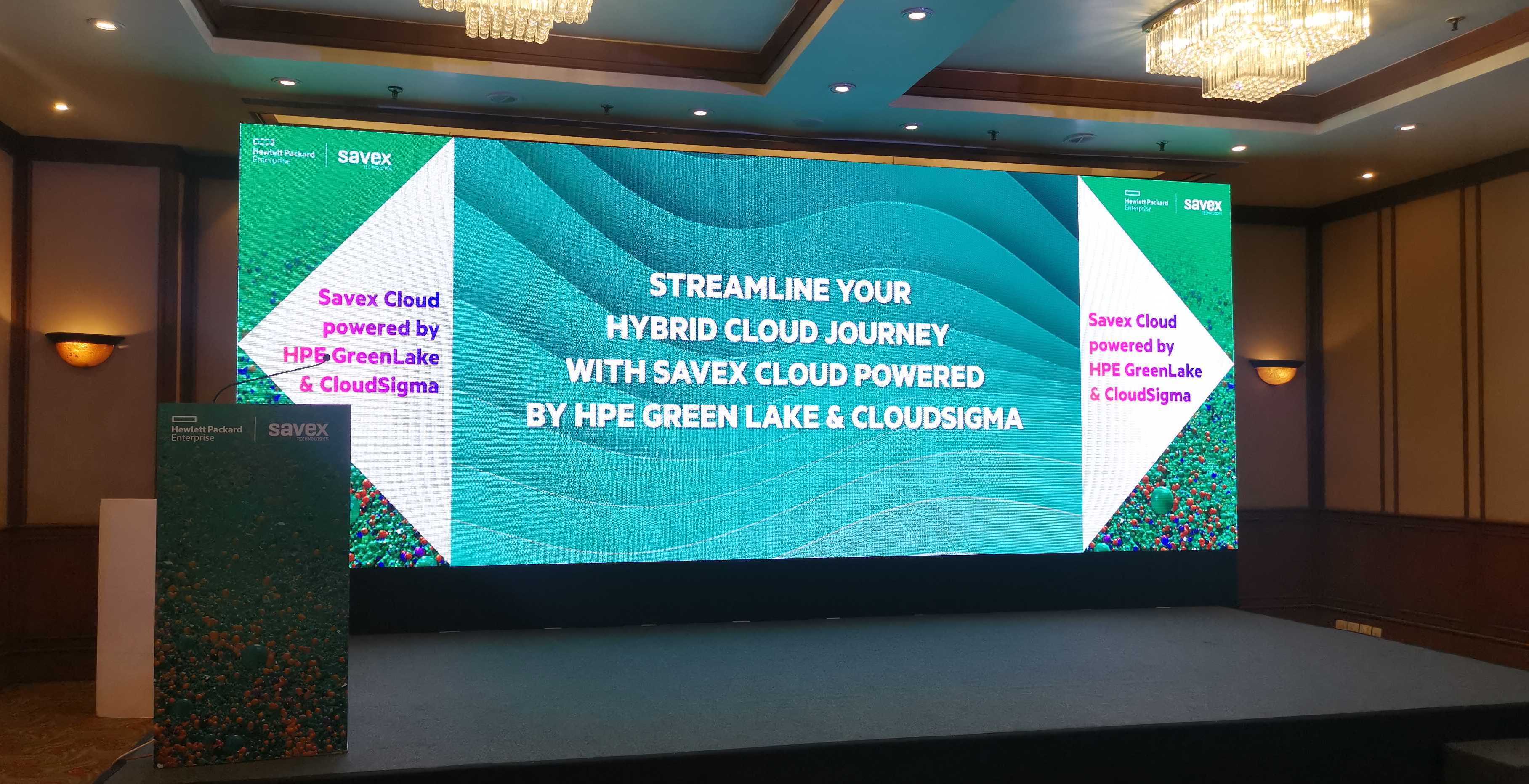 Savex Cloud powered by HPE GreenLake and CloudSigma • CloudSigma