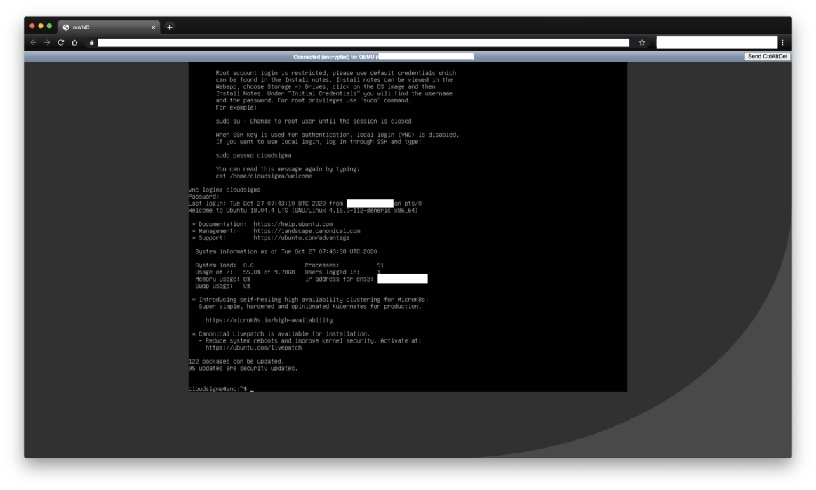 How To Install And Configure Vnc On Ubuntu 1804 • Cloudsigma