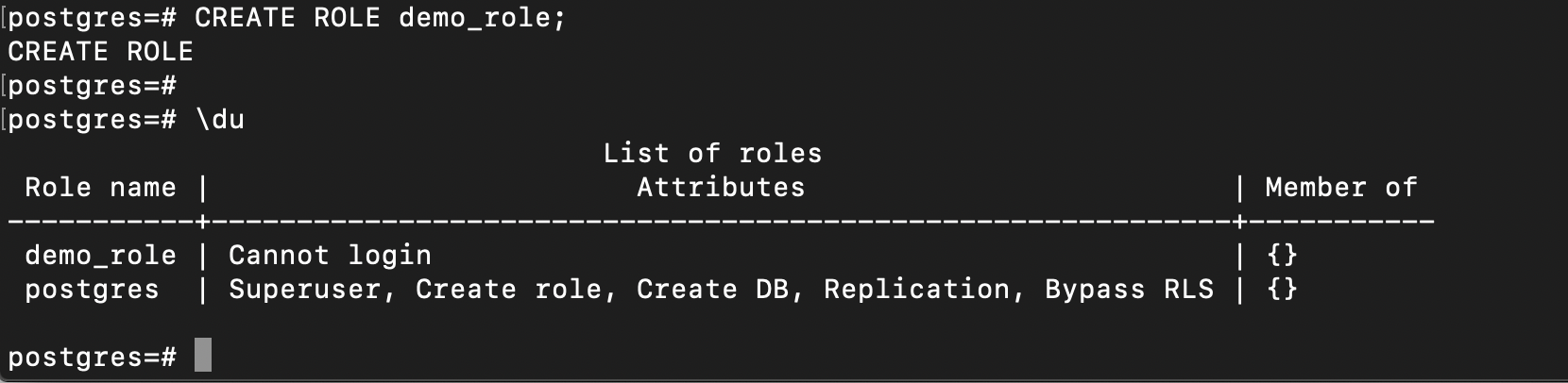 How to Use Roles and Manage Permissions in PostgreSQL • CloudSigma
