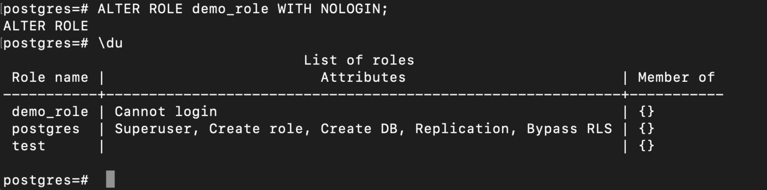 How to Use Roles and Manage Permissions in PostgreSQL • CloudSigma