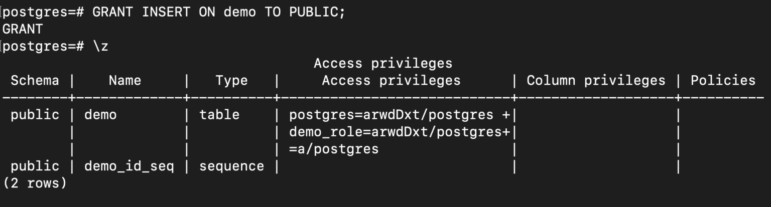 How to Use Roles and Manage Permissions in PostgreSQL • CloudSigma