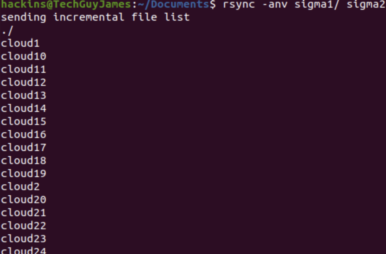 Rsync Syncing Local And Remote Directories On Vps Cloudsigma