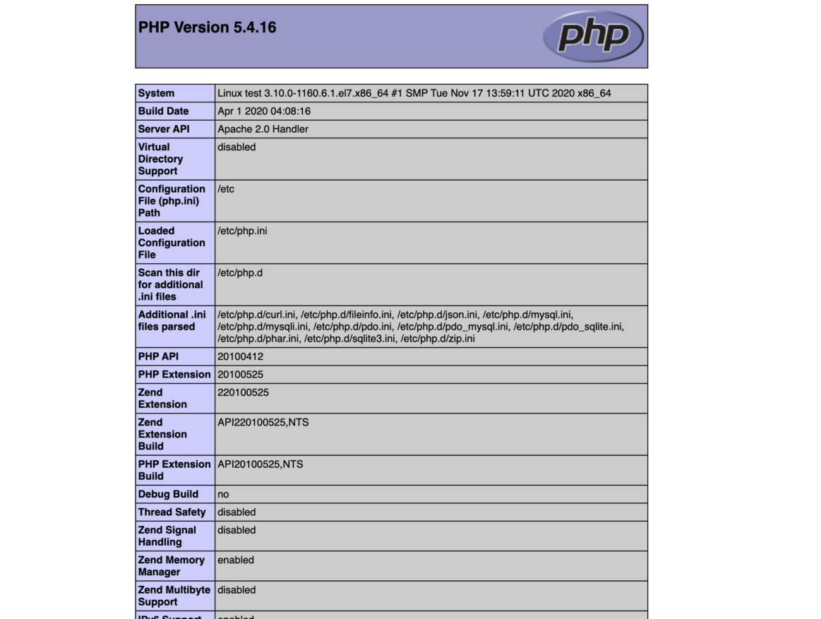 Linux Apache Mysql Php Lamp Stack On Centos 7 Cloudsigma