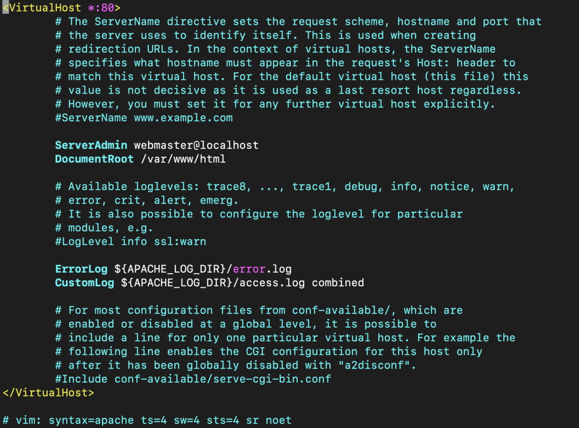 Setting Up Apache Virtual Hosts on Ubuntu 20.04 • CloudSigma