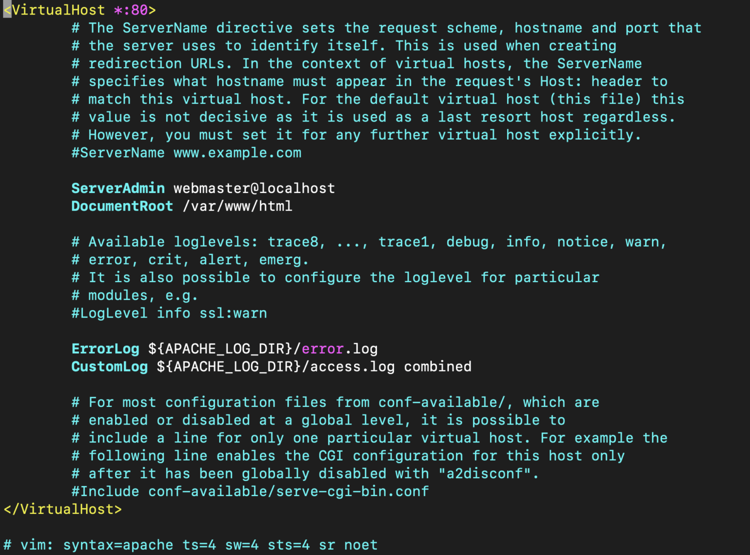 Setting Up Apache Virtual Hosts on Ubuntu 20.04 • CloudSigma