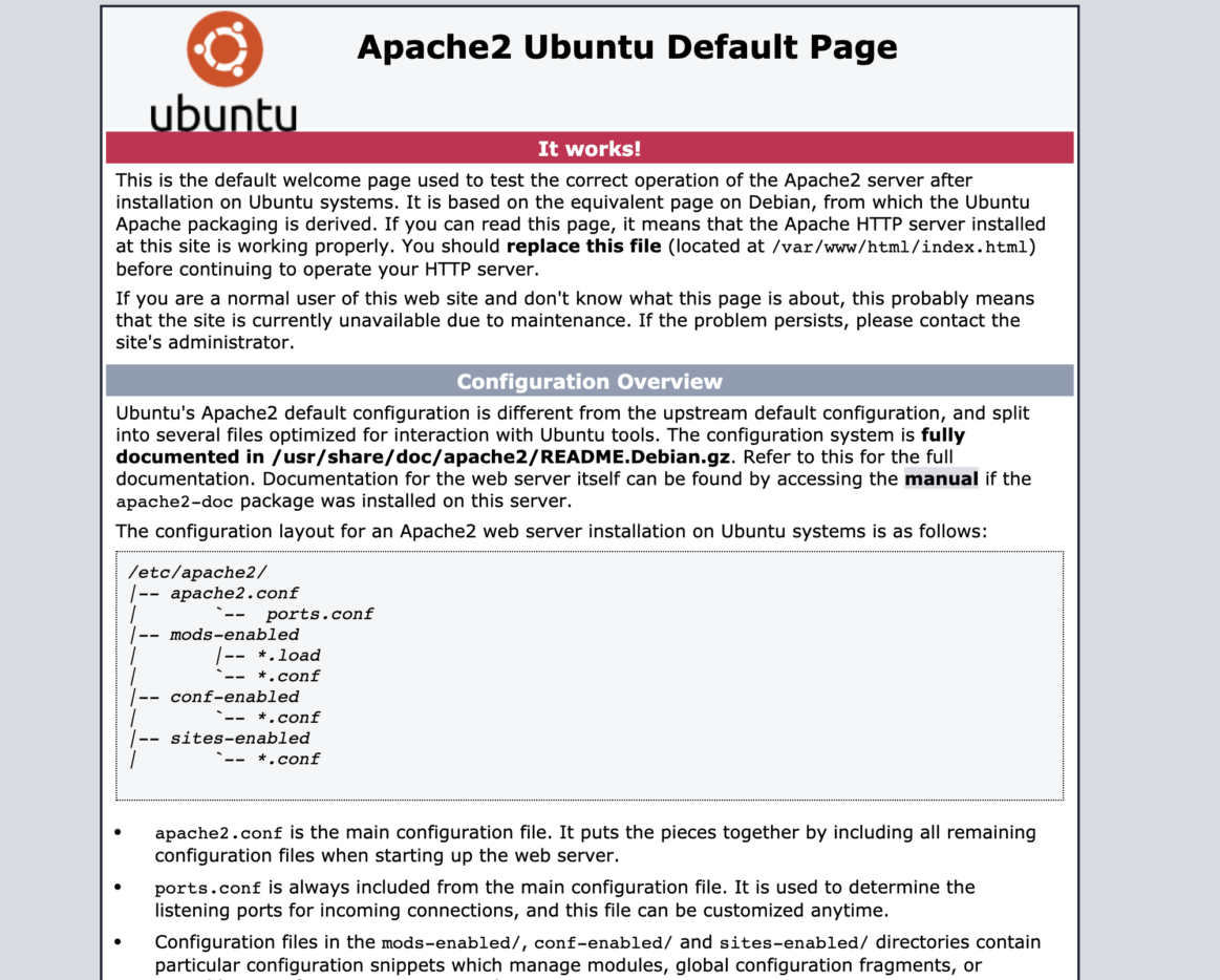 Installing the Apache Server on Ubuntu 18.04: A How-To Guide • CloudSigma