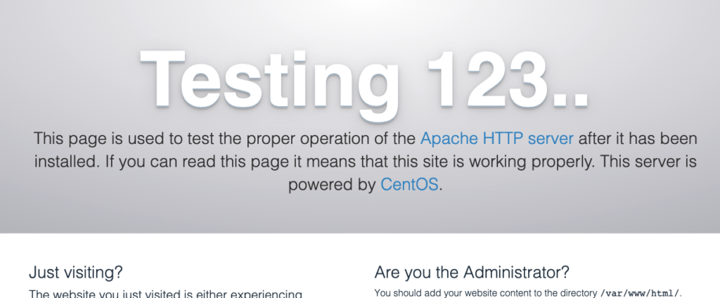 Installing the Apache Web Server on CentOS 7 • CloudSigma