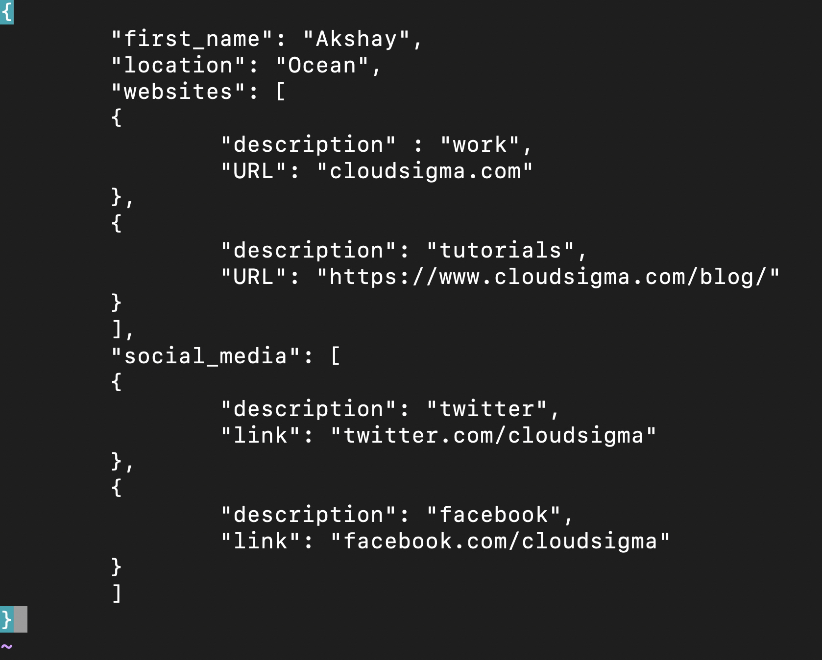 An Overview of the JSON Data Sharing Format • CloudSigma