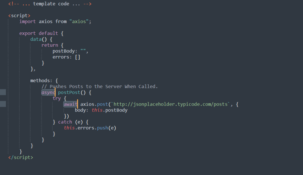 Configuring a REST API with Axios in Vue.js: Tutorial- CloudSigma