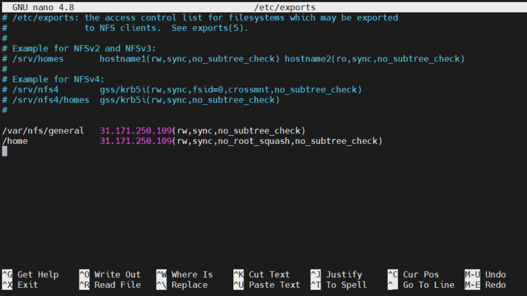 Setting Up an NFS Mount on Ubuntu 20.04 • CloudSigma