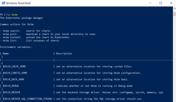 Installing Software on Kubernetes with Helm 3 on Windows