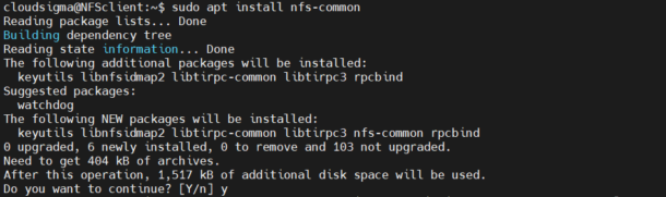 Setting Up an NFS Mount on Ubuntu 20.04 • CloudSigma