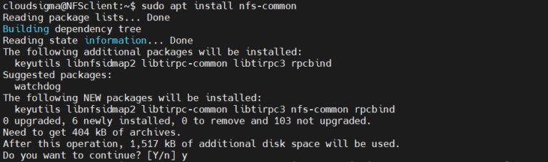 Setting Up an NFS Mount on Ubuntu 20.04 • CloudSigma