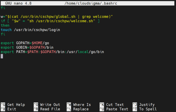 Building and Installing Go Programs • CloudSigma